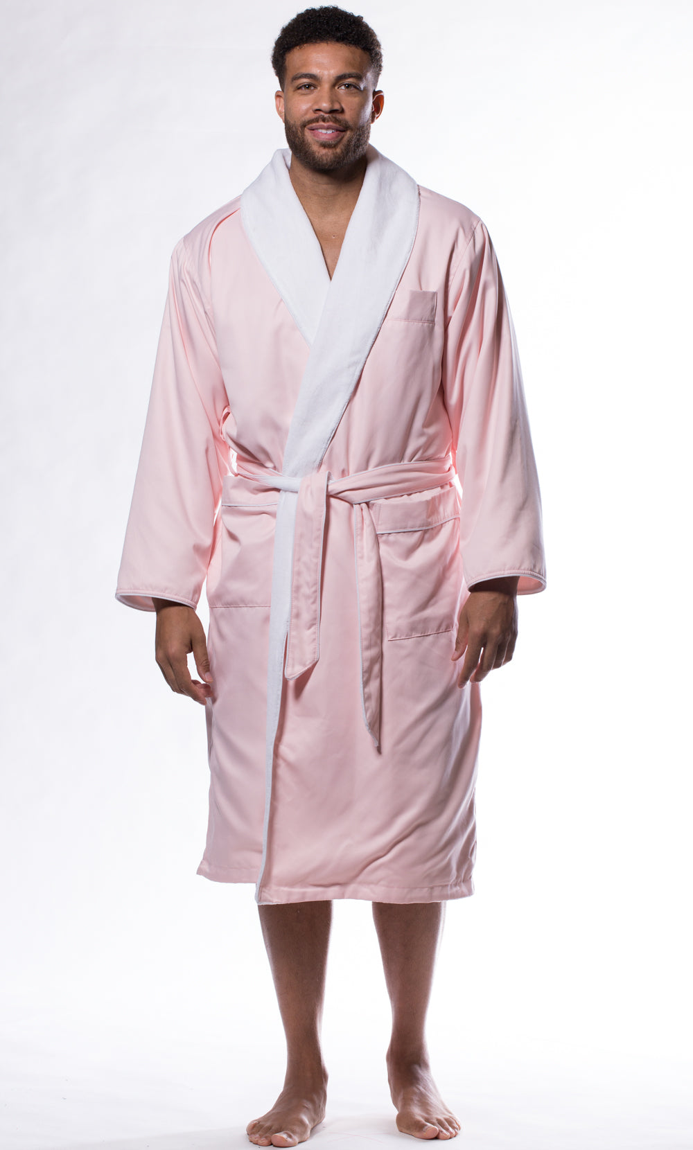 Luxury Microfiber Lined Robe Pink – RobeMart